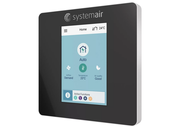 Systemair SAVE TOUCH Control Panel (Black) – Mouldstop Ltd