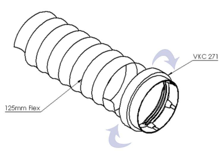 125mm Threaded Connector Male – Mouldstop Ltd