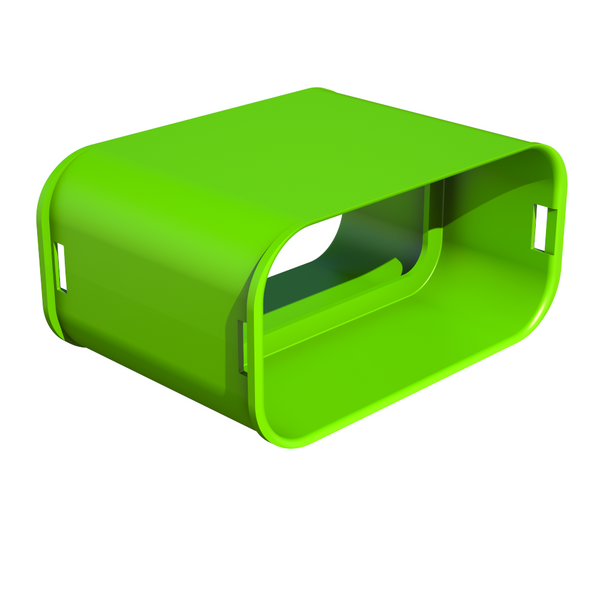 Ubbink System AE55sc 130x60mm Duct Connector – Mouldstop Ltd