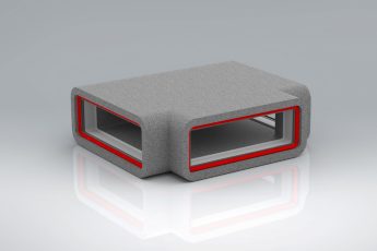 Thermal 220mm x 90mm Rectangular T-Piece (Box of 6) – Mouldstop Ltd