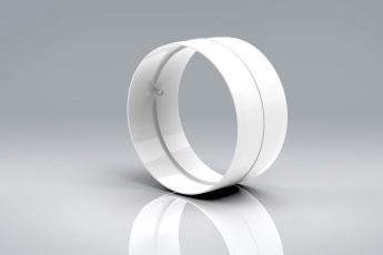 Verplas 125mm Round Ducting Straight Connector – Mouldstop Ltd